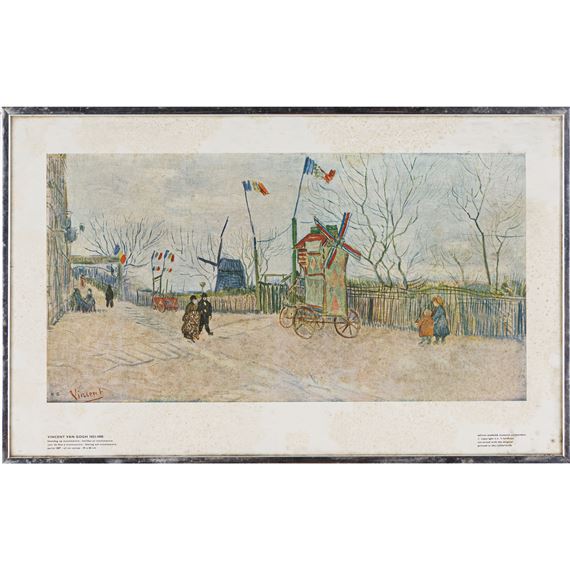 Vincent Van Gogh | A framed Vincent Van Gogh 'Street Scene in ...