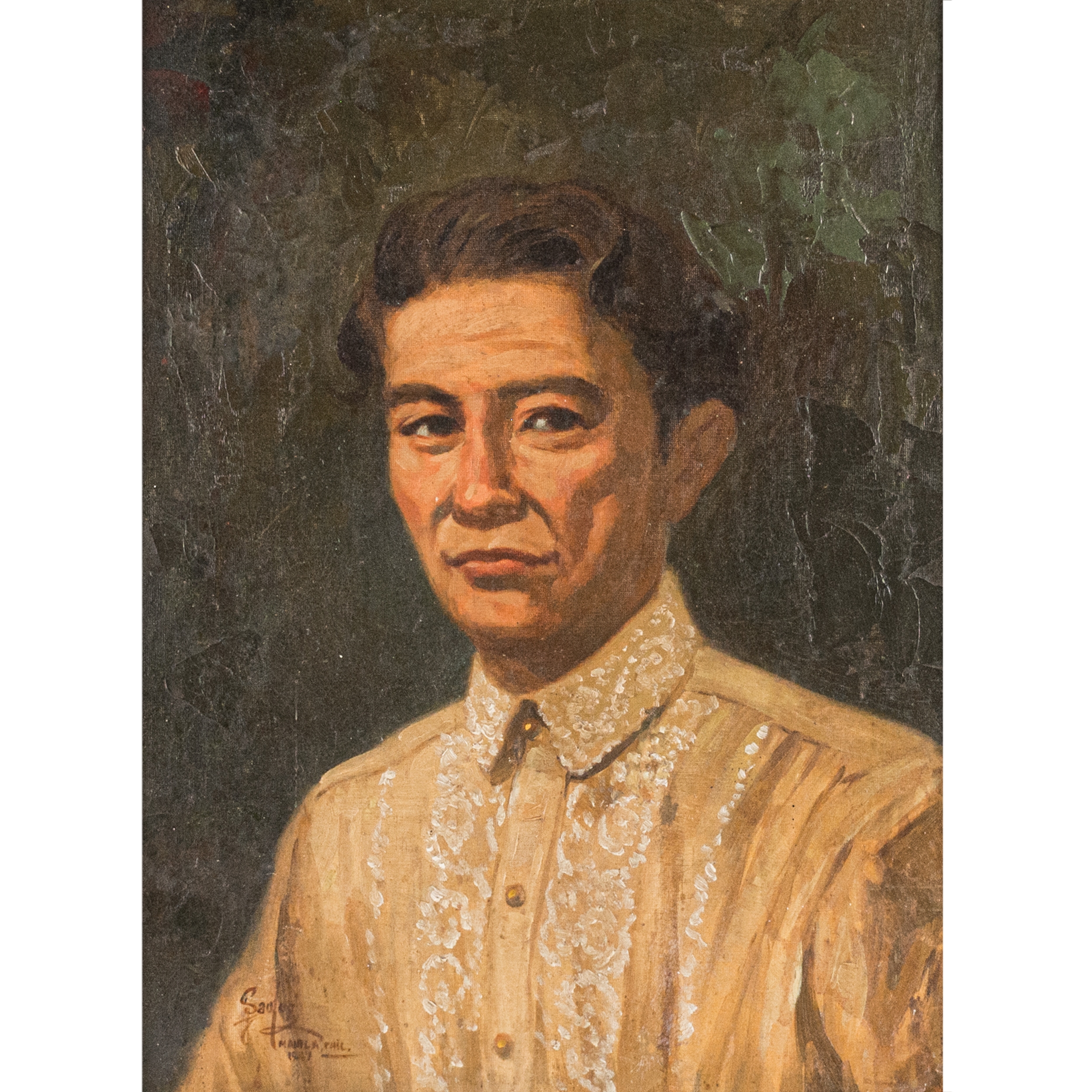 Simeon Saulog | Portrait of Francisco Balagtas (1947) | MutualArt