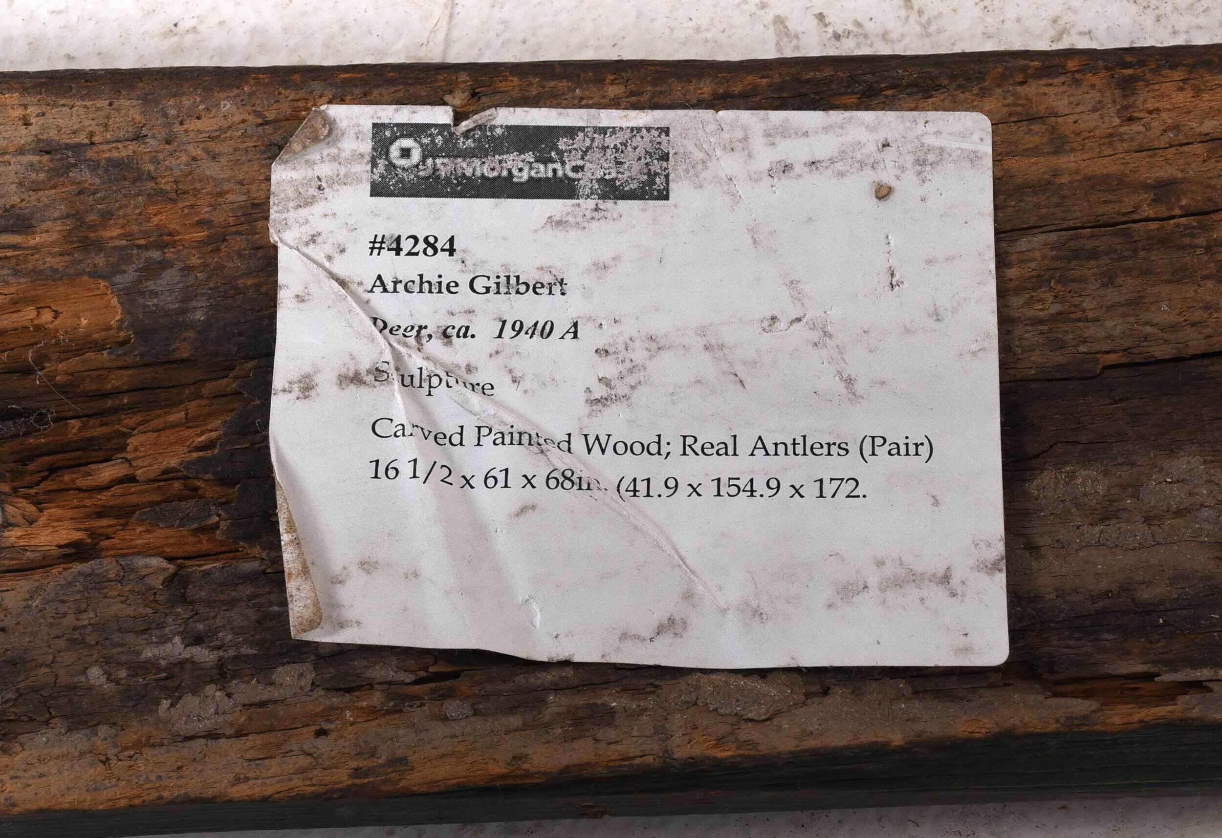 Archie Gilbert | Deer sculpture (Circa 1940) | MutualArt