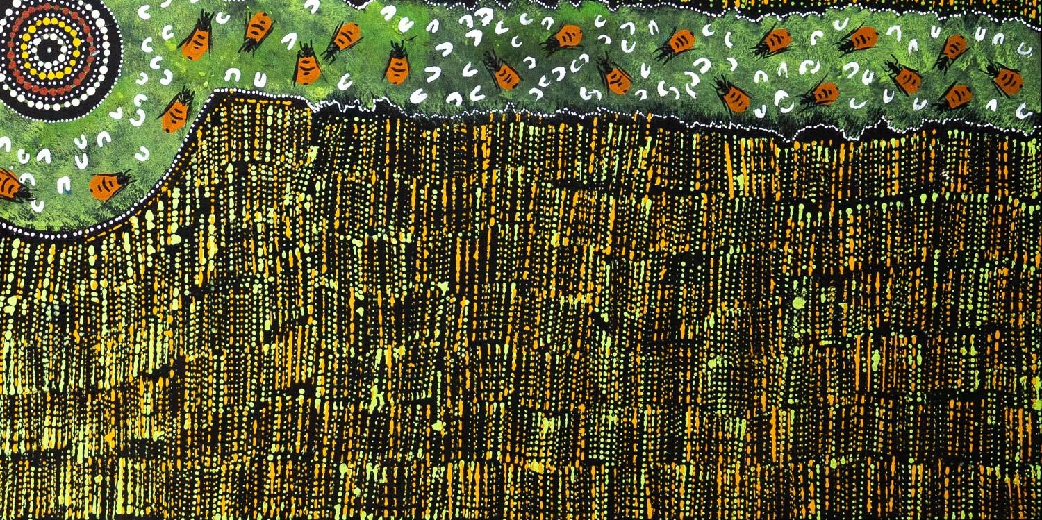Anthony Briscoe | Honey Ant Dreaming (2021) | MutualArt