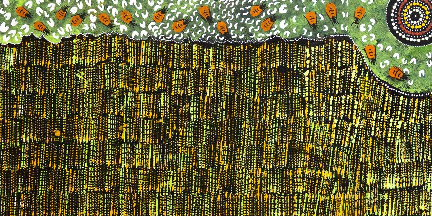 Anthony Briscoe | Honey Ant Dreaming (2021) | MutualArt