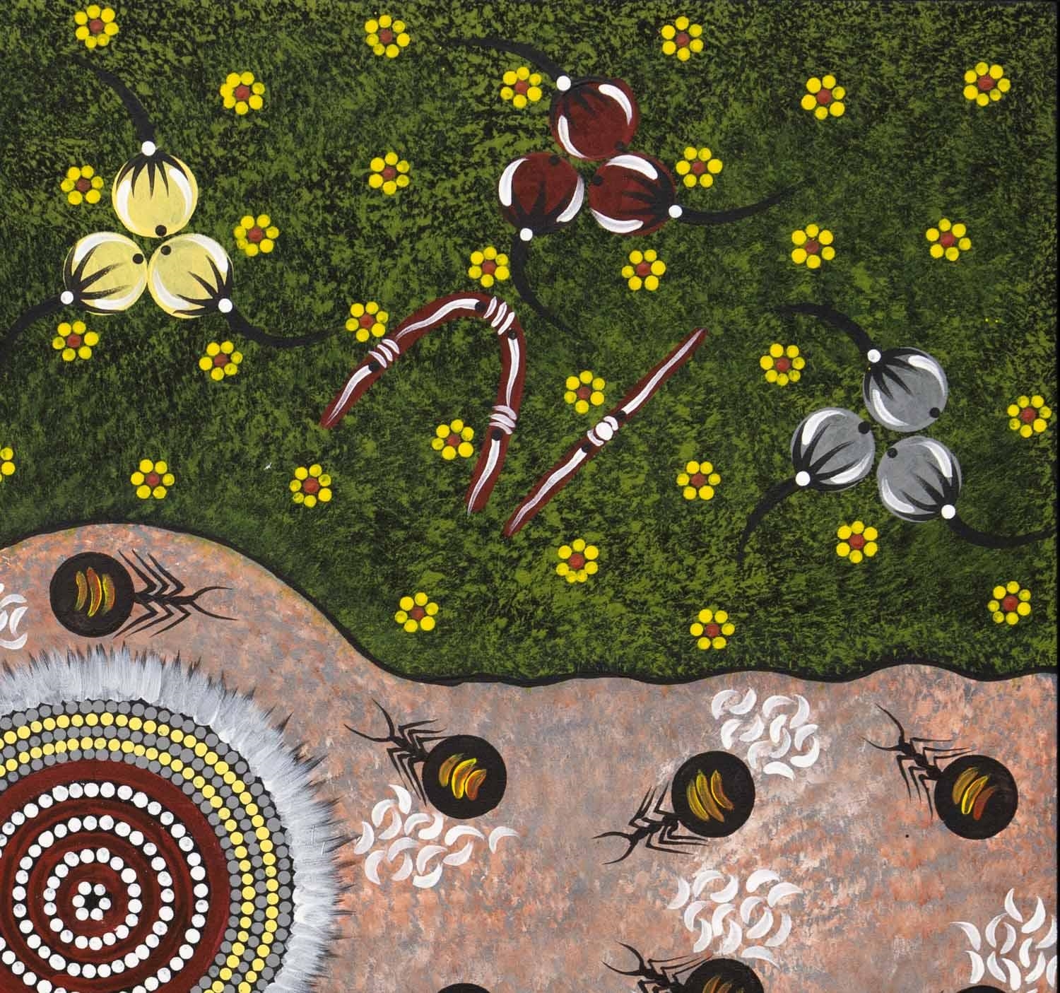 Morris Wako | Honey Ant Dreaming (2021) | MutualArt