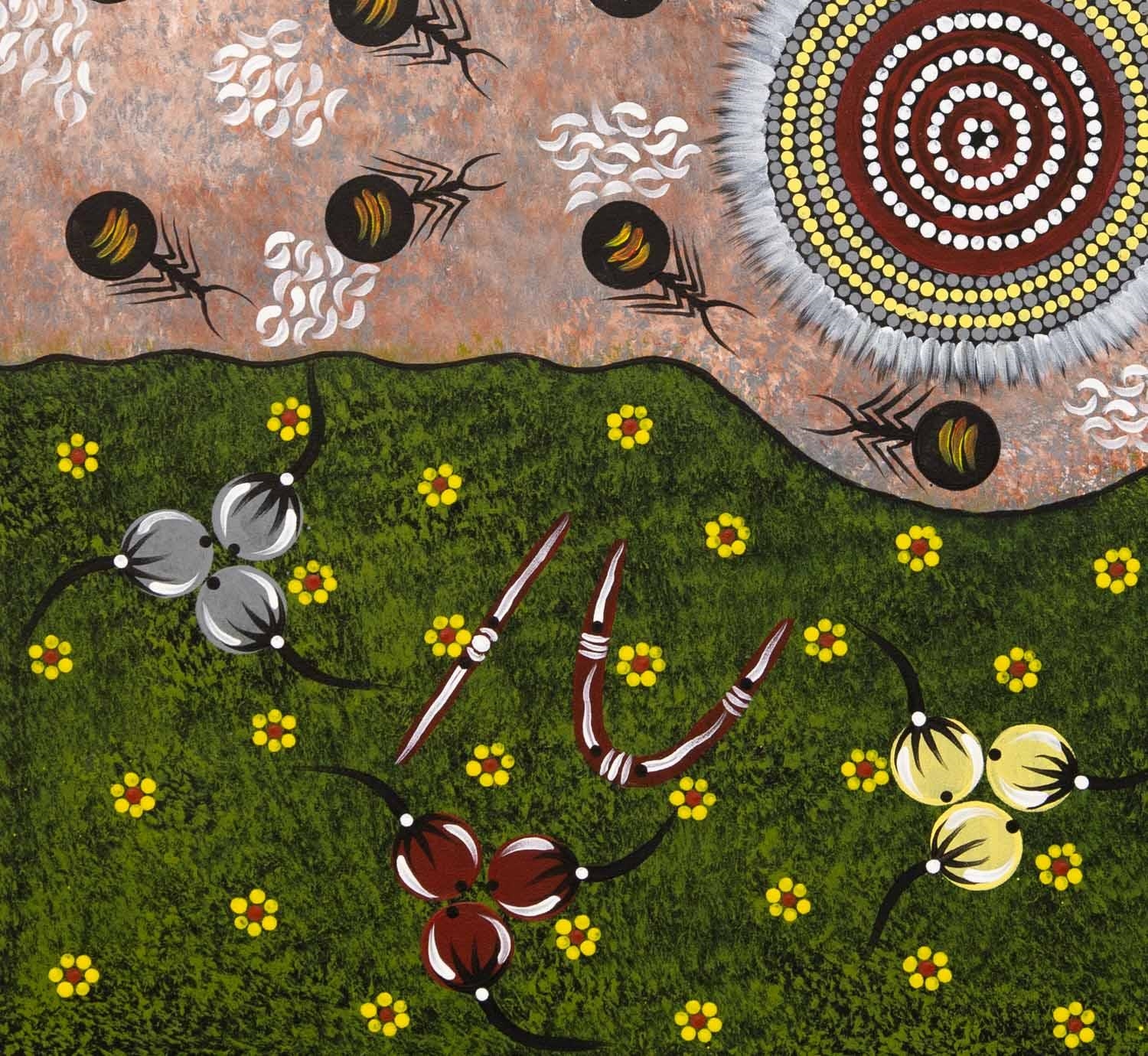 Morris Wako | Honey Ant Dreaming (2021) | MutualArt