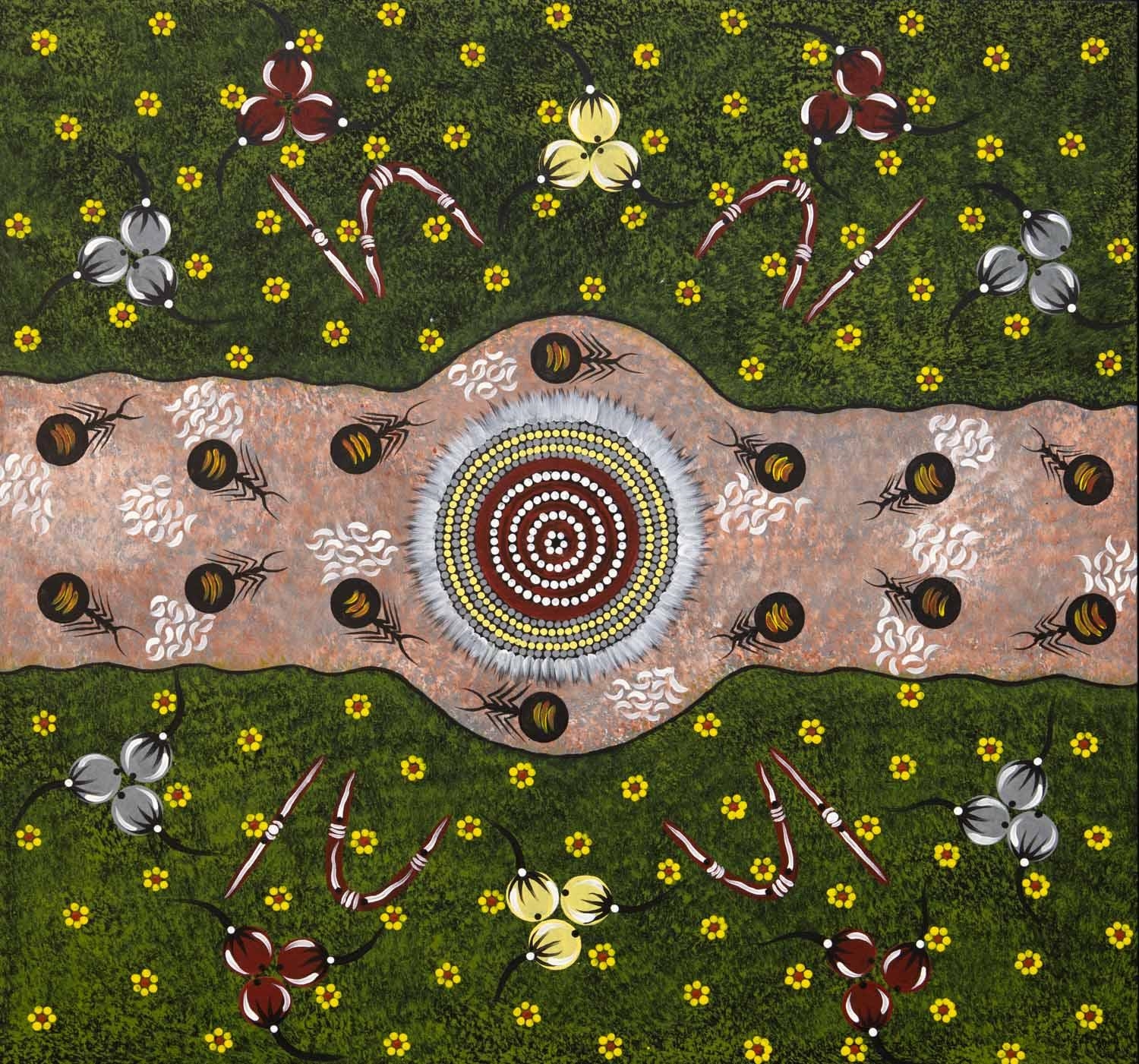 Morris Wako | Honey Ant Dreaming (2021) | MutualArt