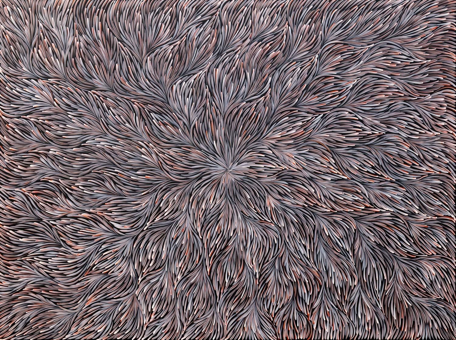 Patrick Rumble Kemarre | Bush Leaves (2021) | MutualArt