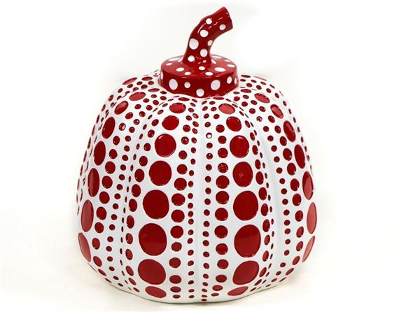 Yayoi Kusama | Red and White Pumpkin | MutualArt