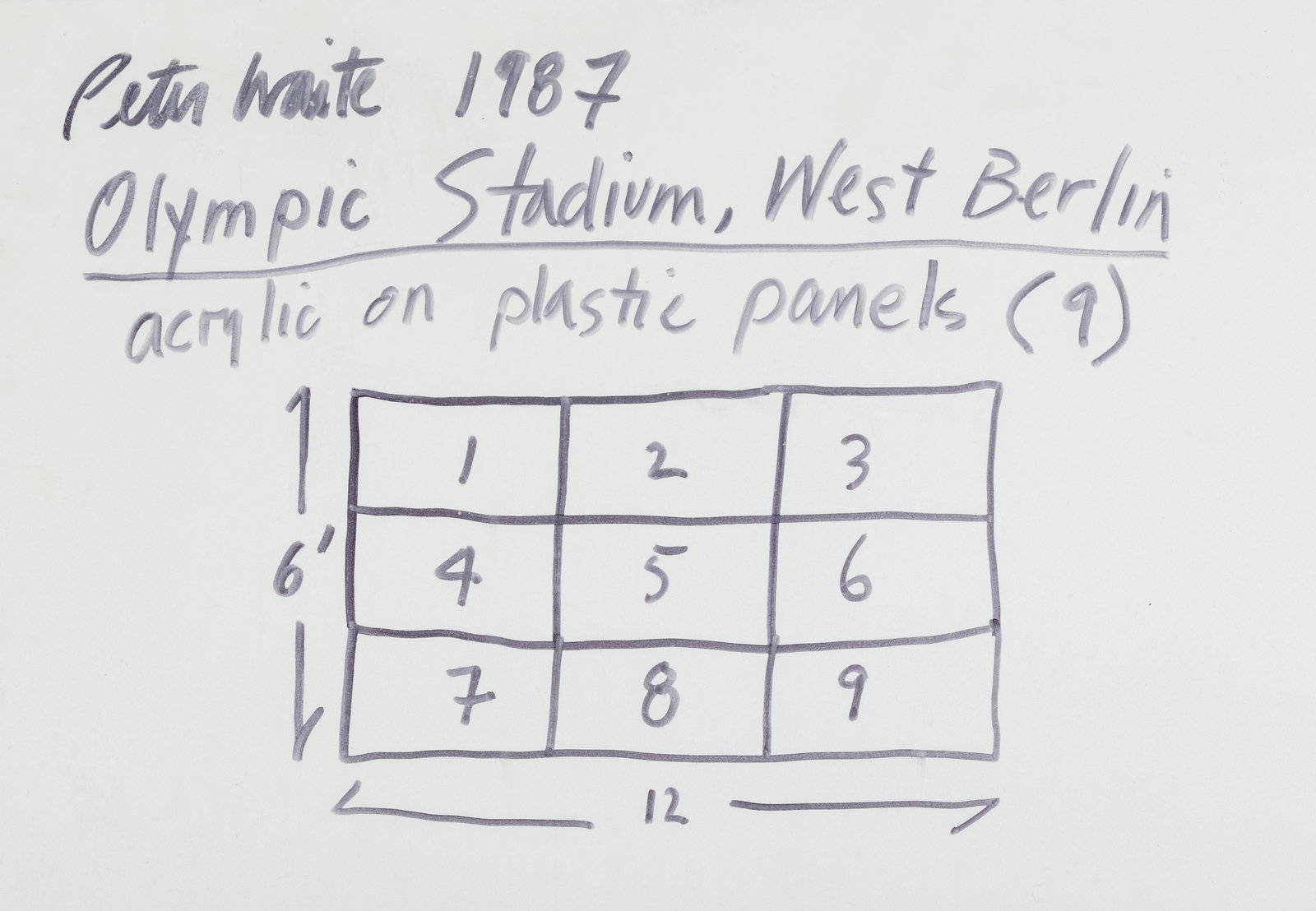 Peter Waite | Olympic Stadium (1987) | MutualArt