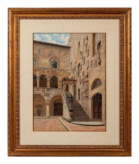 Giulia Cecchi | Courtyard of the Palazzo del Bargello, Florence | MutualArt