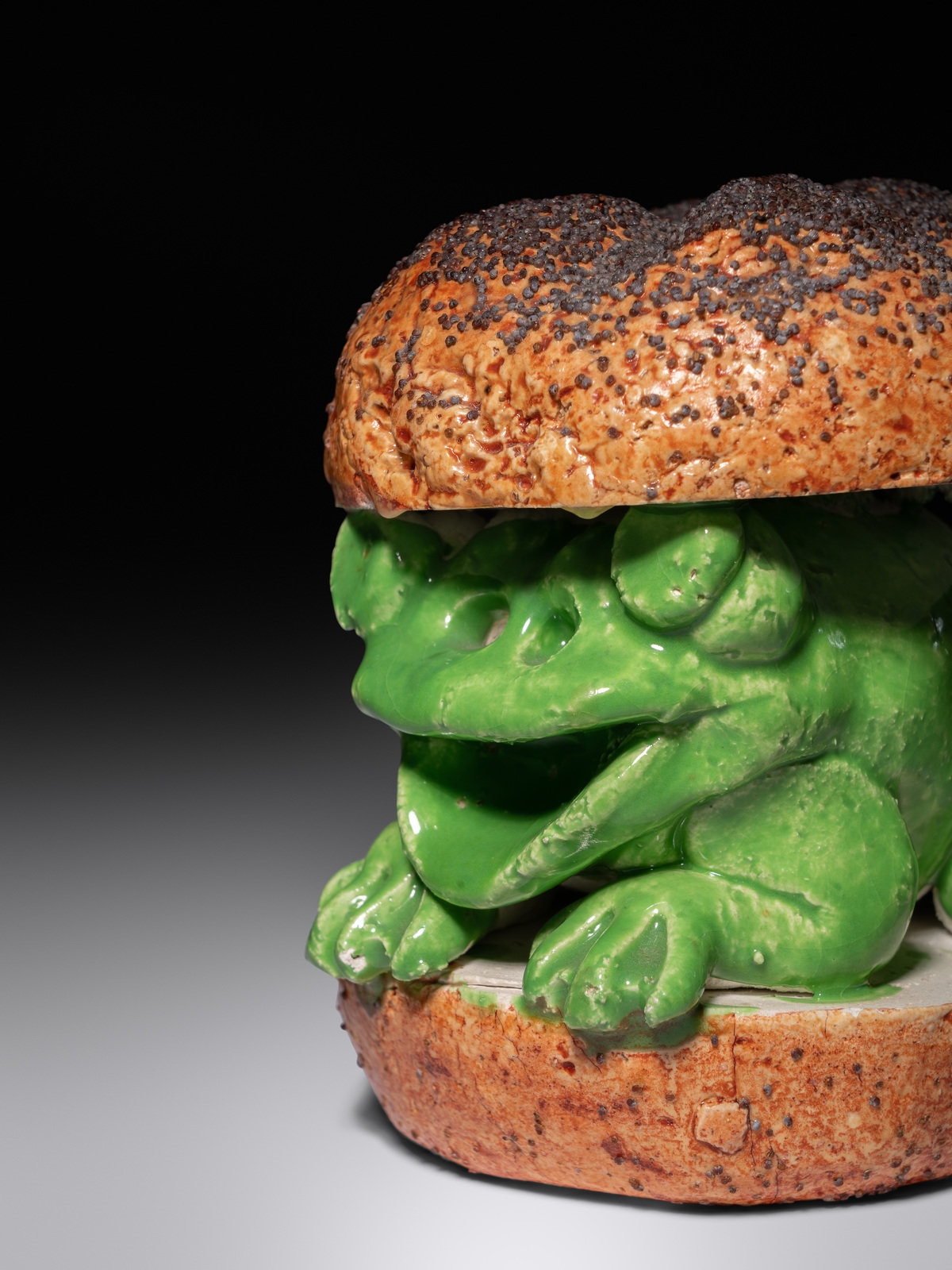 David Gilhooly | Frog Hamburger (1977) | MutualArt