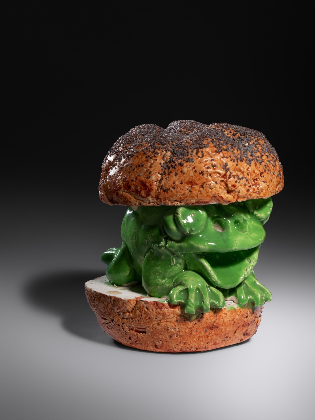 David Gilhooly | Frog Hamburger (1977) | MutualArt