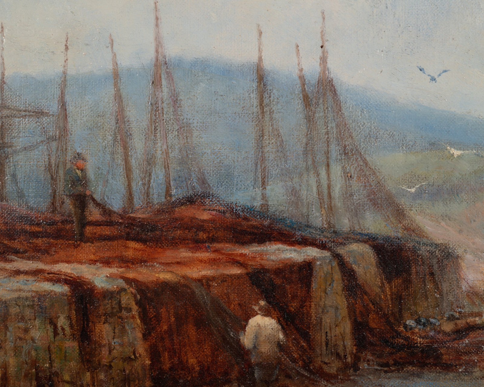 Thomas Hale Sanders | Harbor Scene (1907) | MutualArt