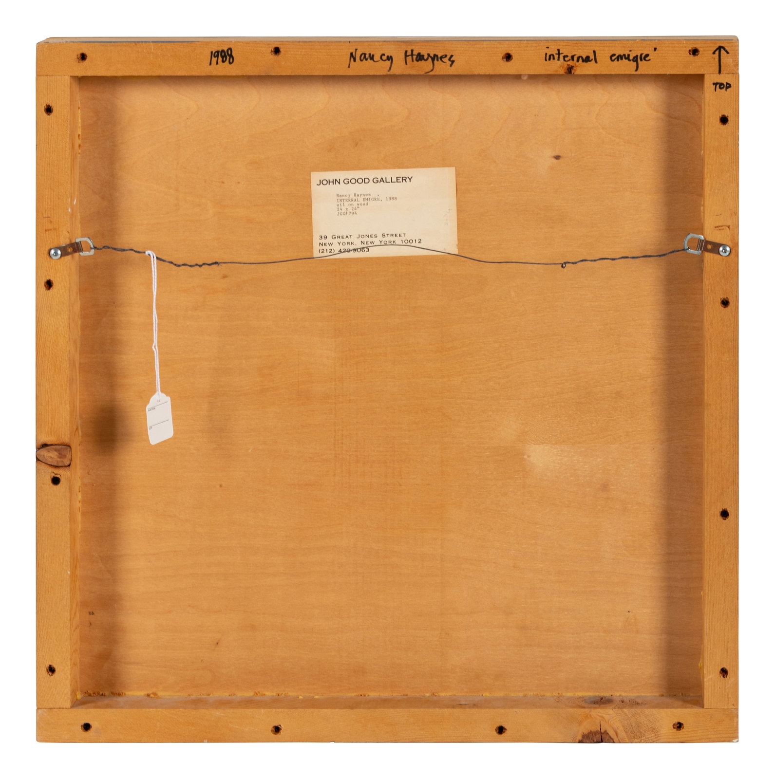 Nancy Haynes | Internal Émigré (1988) | MutualArt