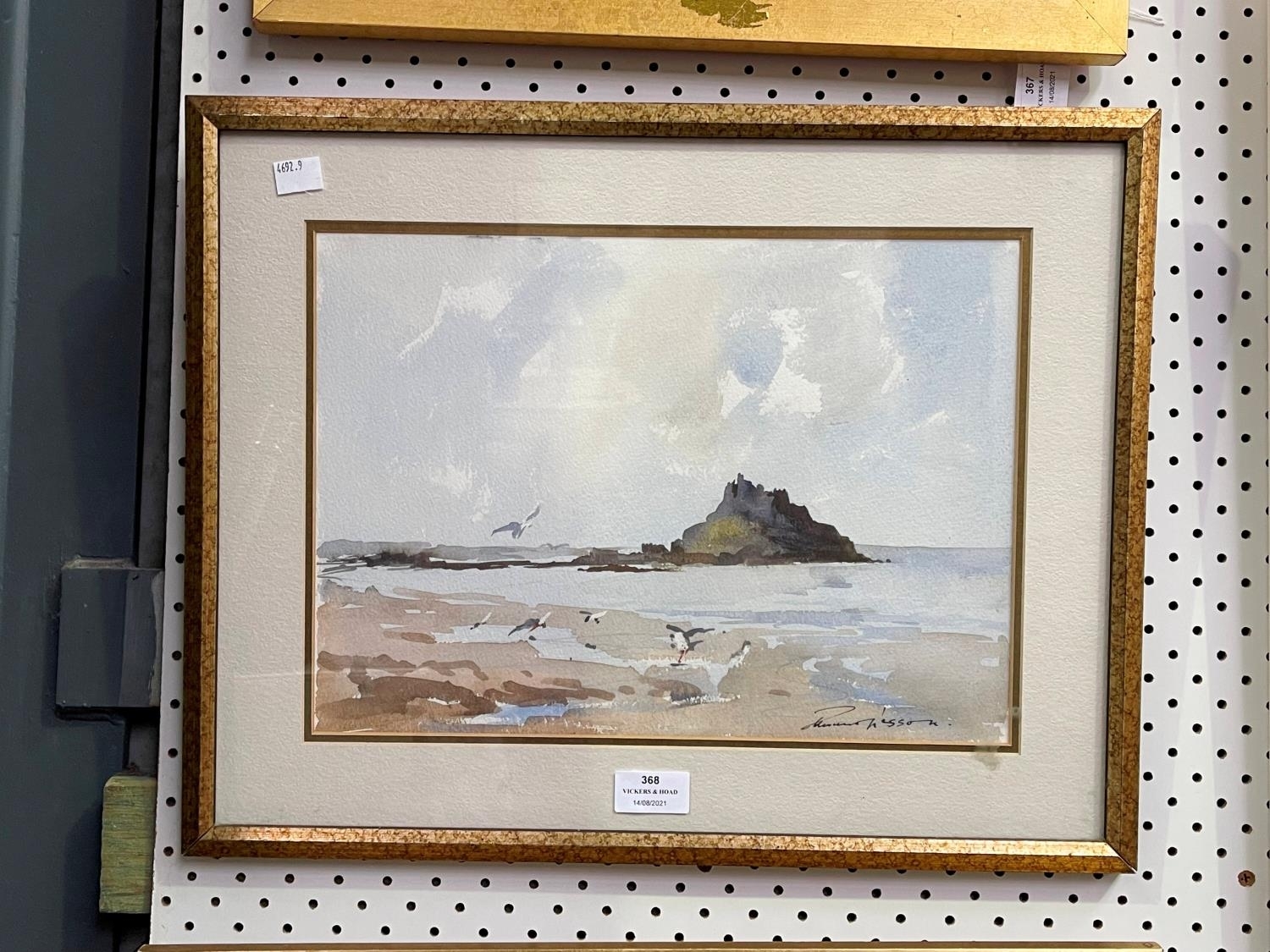 Edward Wesson | Edward Wesson (1910-1983) English seascape, watercolour ...