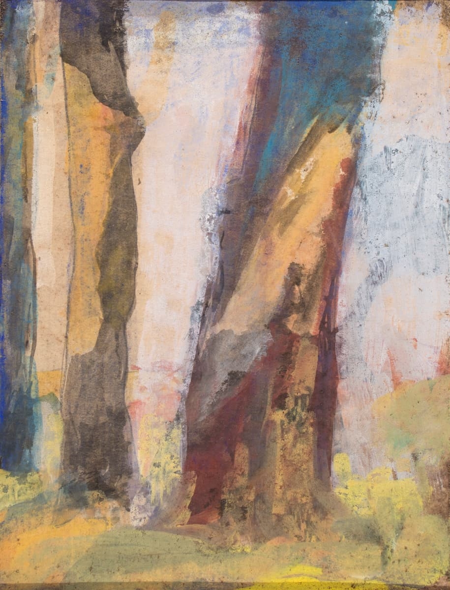 Jamini Roy | Untitled (Trees) (Circa 1950) (Circa 1950) | MutualArt