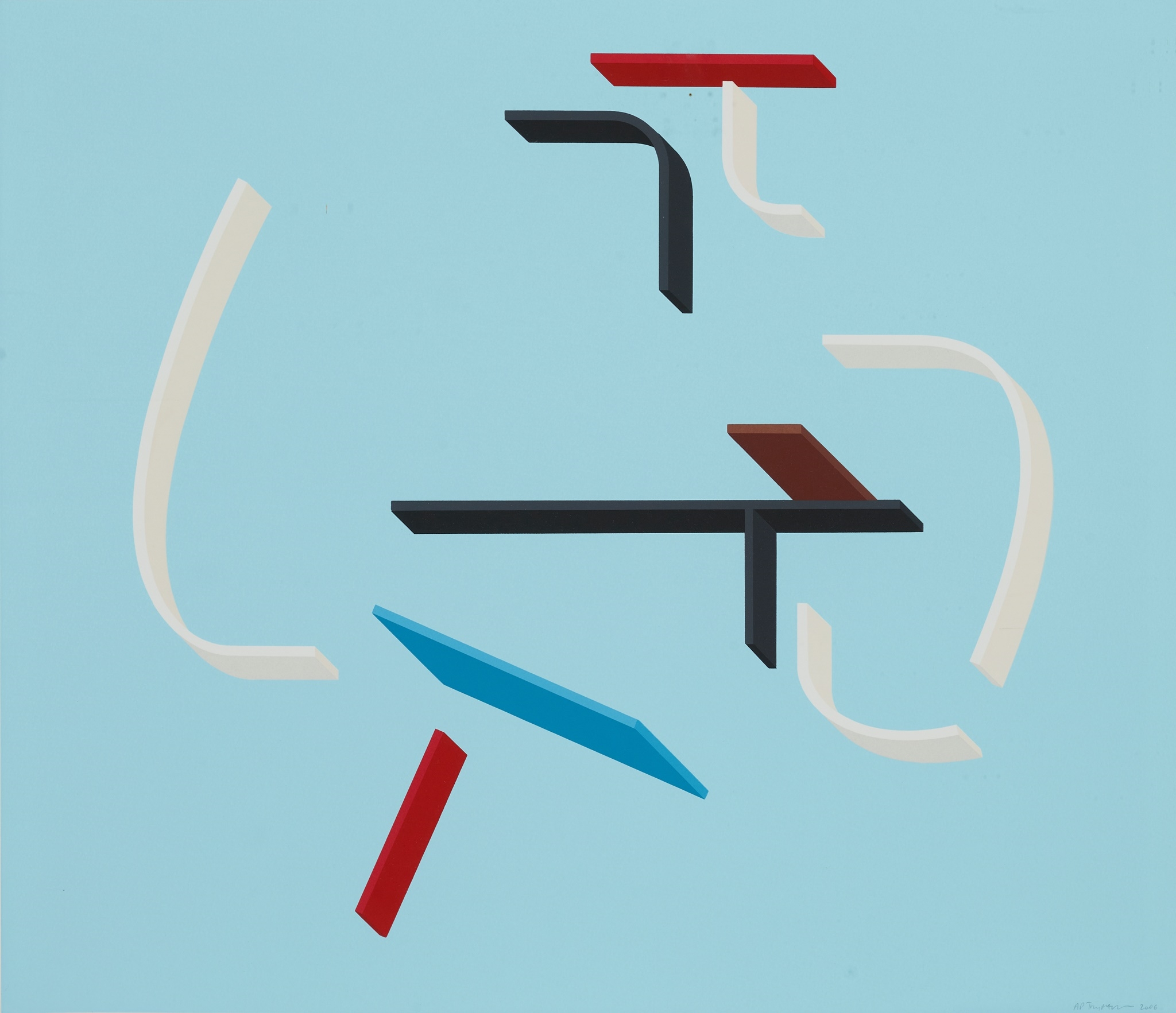 Toby Paterson | ST IVES AXONOMETRIC BLUE - 2006 (2006) | MutualArt