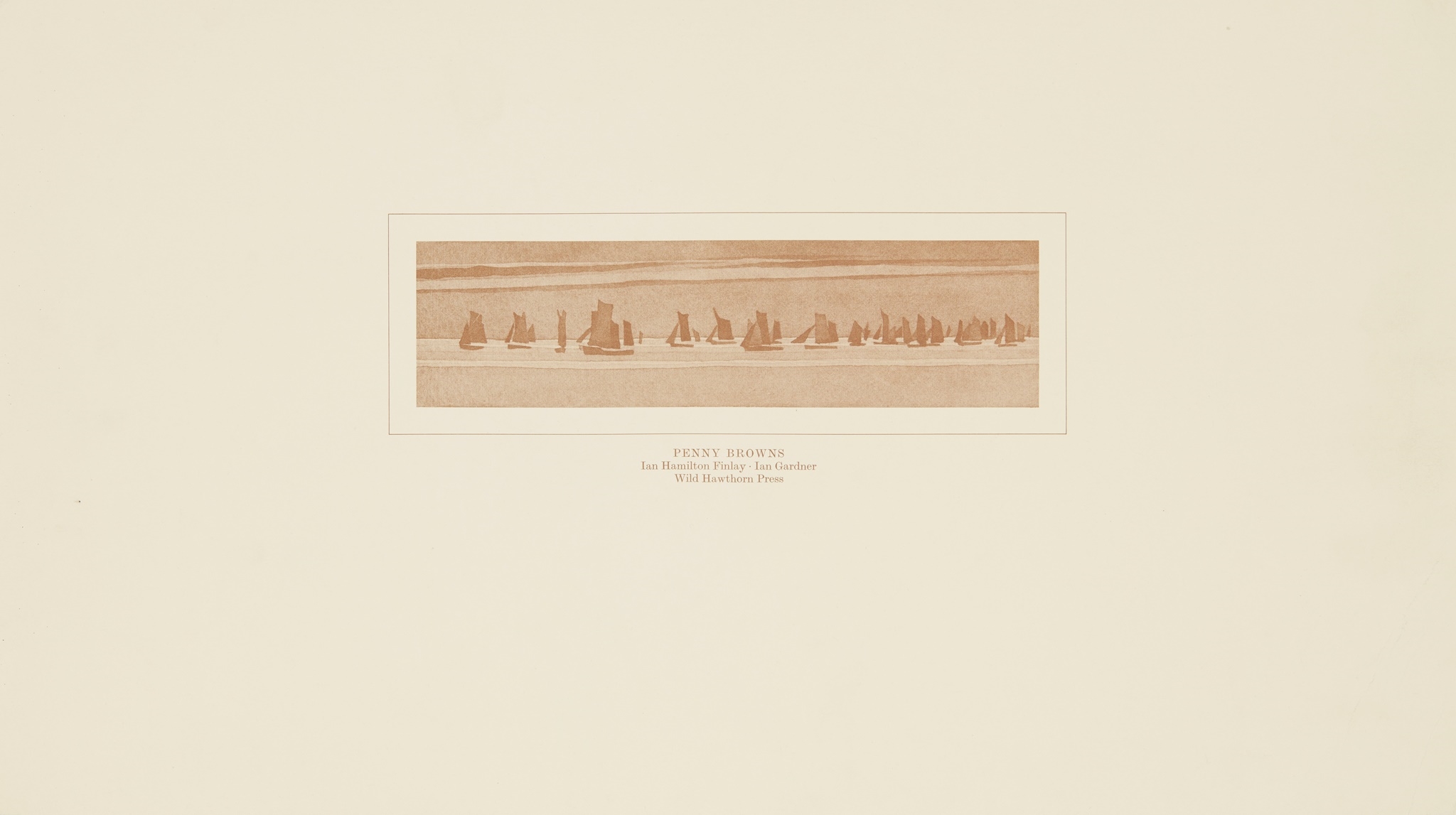 Ian Hamilton Finlay | PENNY BROWNS, A COLLABORATION WITH IAN GARDNER ...