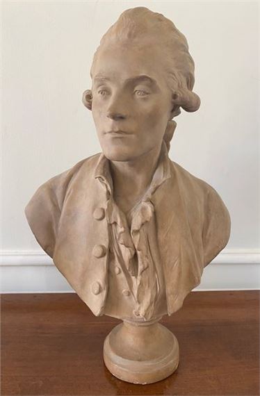 Jean-Antoine Houdon | Portrait of Maximilien de Robespierre with a ...