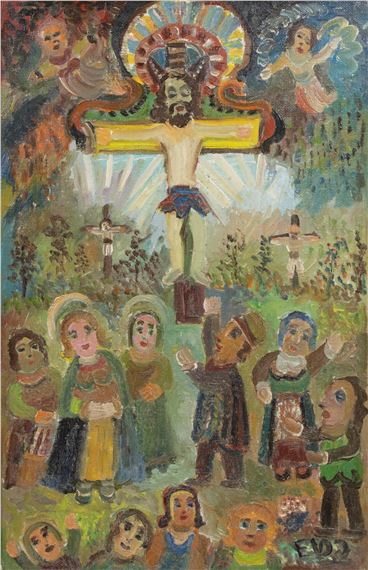 Ernest van den Driessche | Crucufixtion | MutualArt