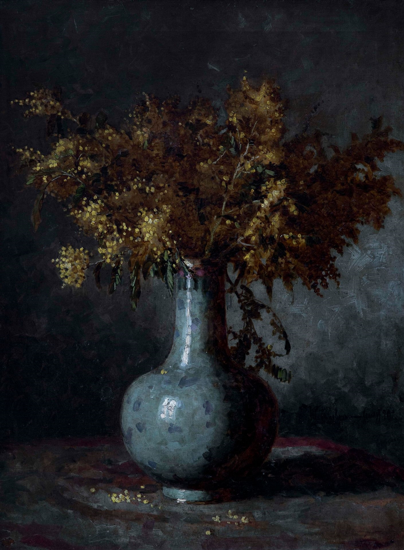 Iulii Yulevich Klever Klever | Still Life with Flowers (1913) | MutualArt