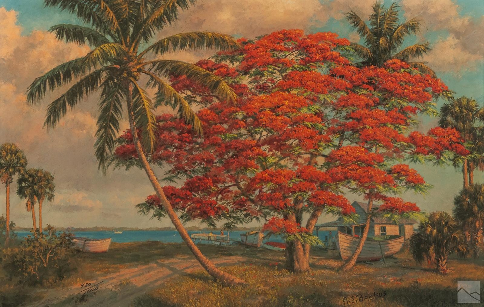 Albert Ernest Backus | Coastal seascape (1976) | MutualArt