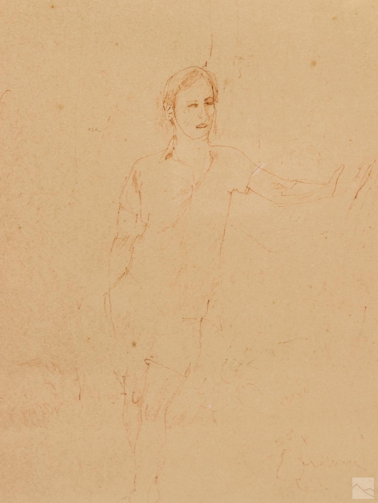 Fairfield Porter | Portrait of Joe Brainard (Circa 1974) | MutualArt