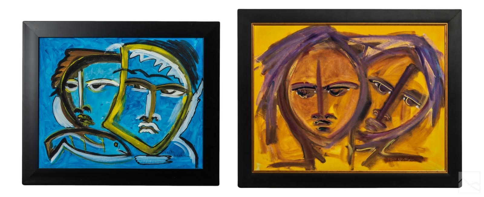 Neith Nevelson | Portrait with two faces | MutualArt