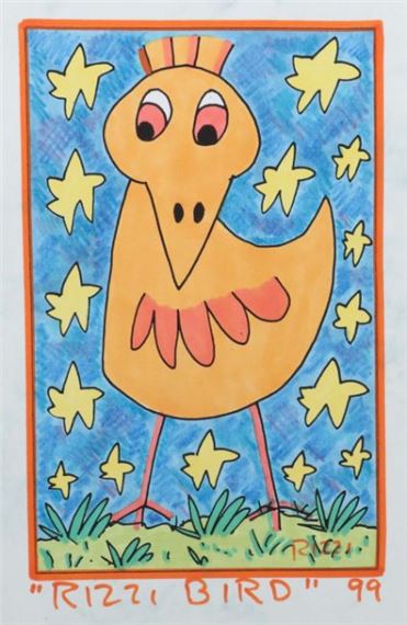 James Rizzi | Rizzi Bird (1999) | MutualArt