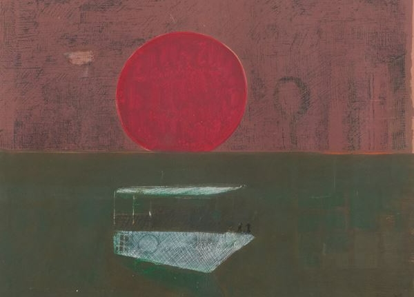 Bruno Saetti | Paesaggio con sole | MutualArt