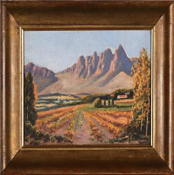Ethel M. Edwards | View from Bainskloof, Wellington | MutualArt