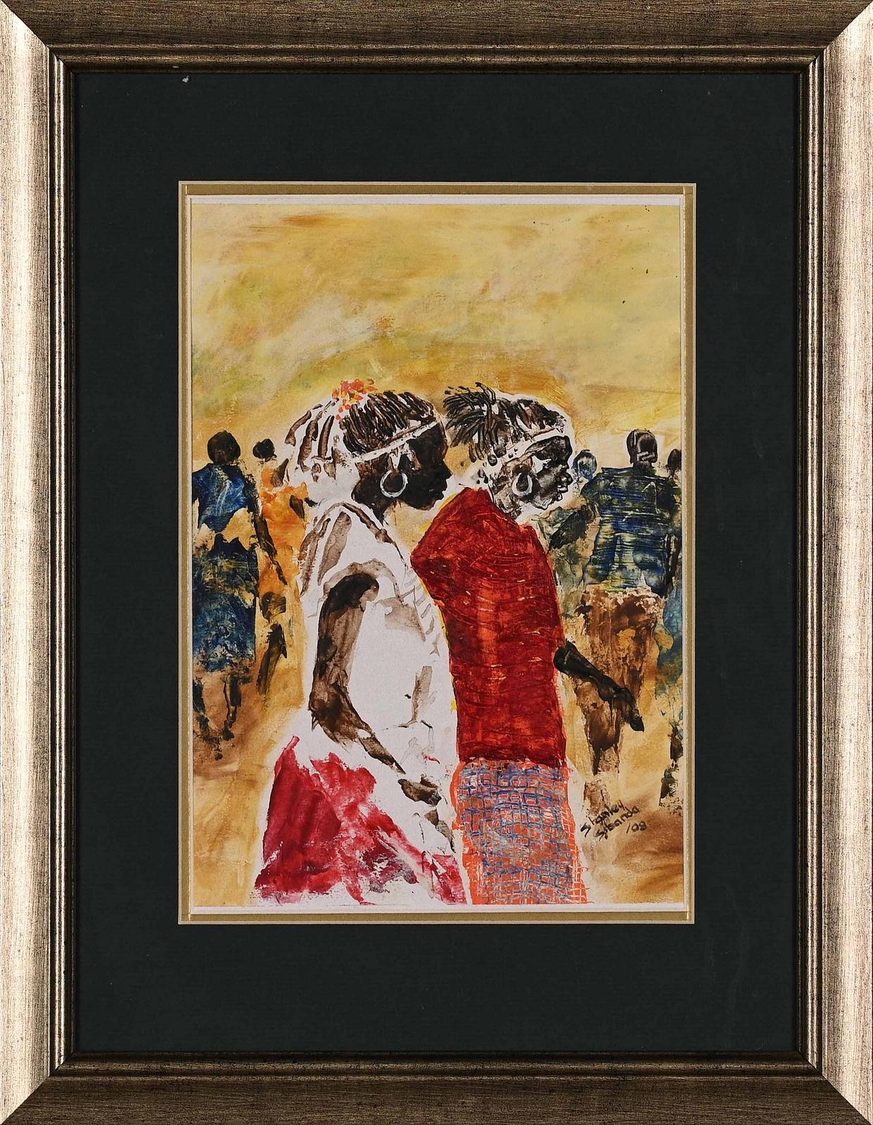 Stanley Sibanda | African Figures (2008) | MutualArt