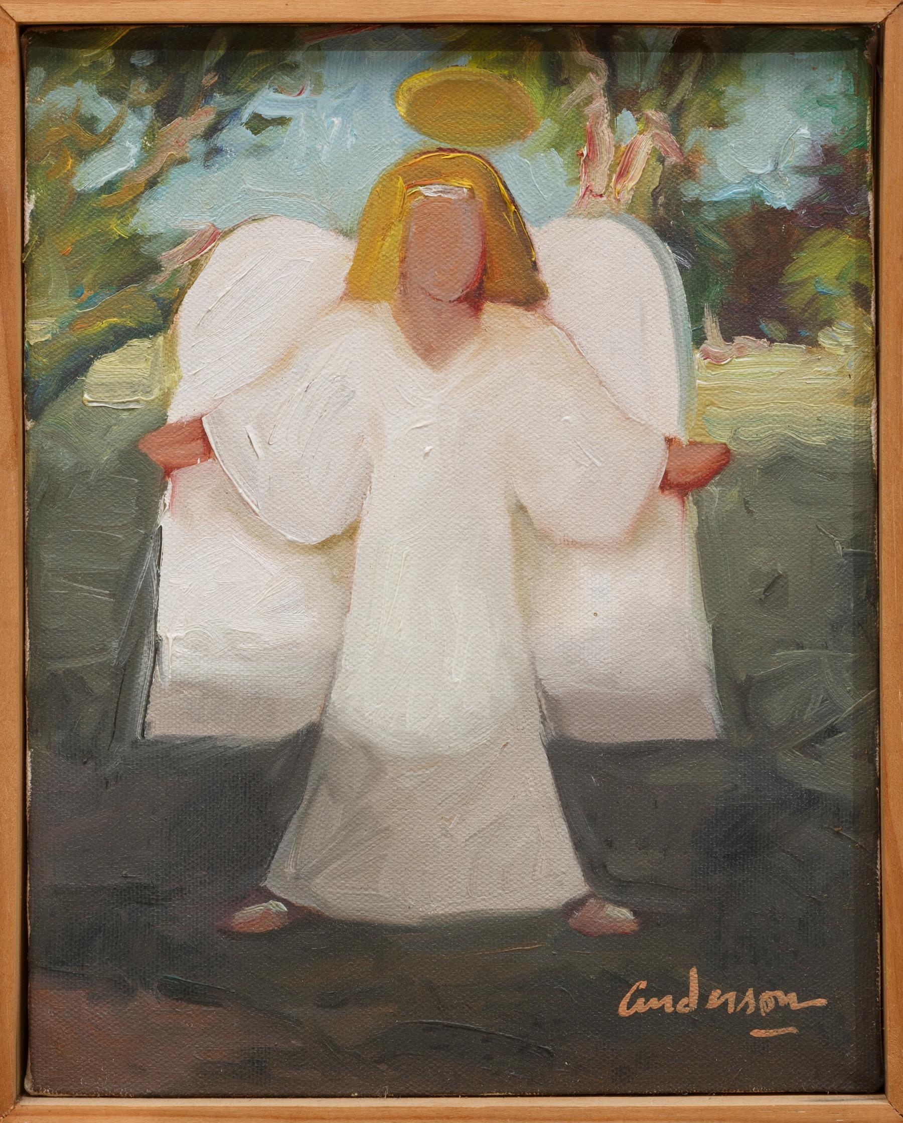 Robin John Anderson | Single Angel, Two Angels with Dog and Angel with ...