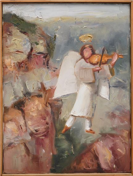 Robin John Anderson | Single Angel, Two Angels with Dog and Angel with ...