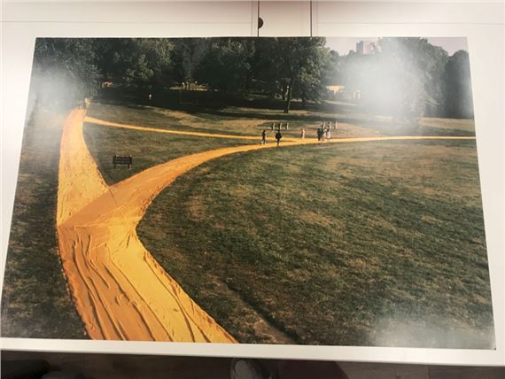 Christo | Signed art card + poster Walk Ways (1990) | MutualArt