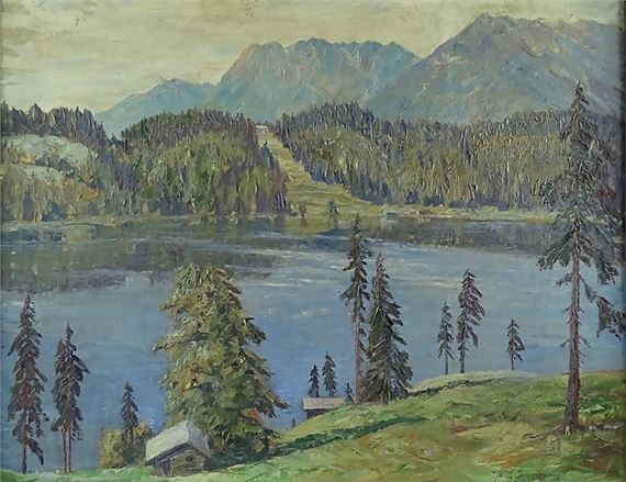 Willi Oppermann | Freibergsee bei Oberstdorf (1889) | MutualArt