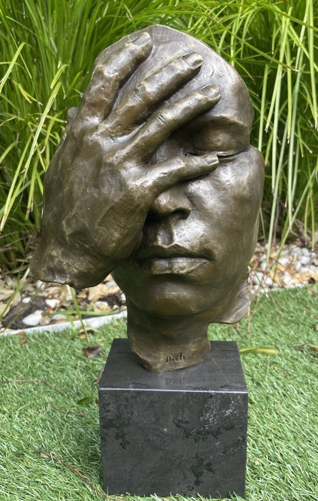 Facepalm Sculpture