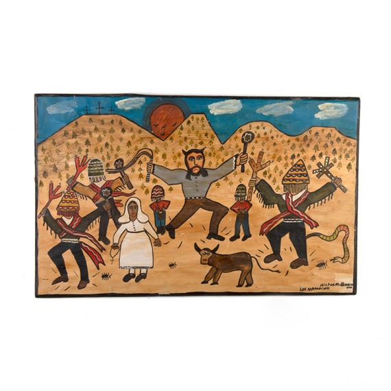 Nicholas Herrera | Los Matachines Retablo (2001) | MutualArt