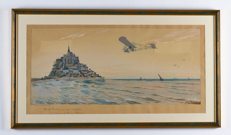 Marguerite Gamy | Mr. de Pischof on his car plan around the Mont Saint ...