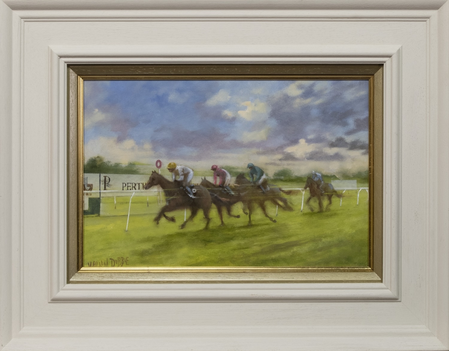 William Dobbie | RACING AT PERTH (1977) | MutualArt