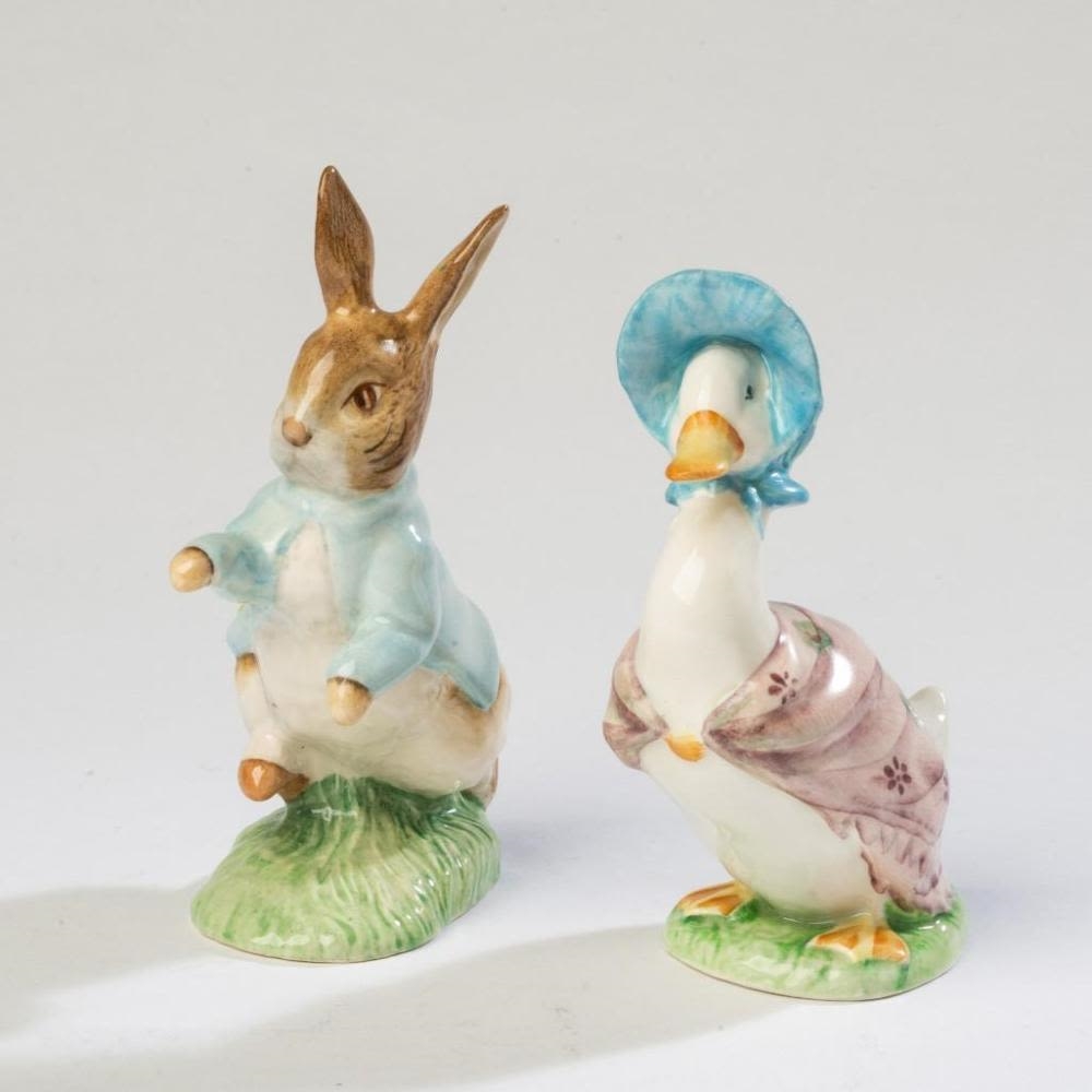 Beatrix Potter | Two Beatrix Potter Figurines. | MutualArt