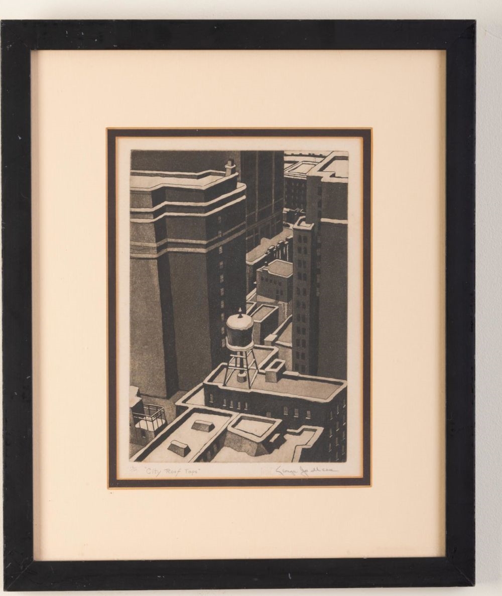 George Jo Mess | George Jo Mess. City Roof Tops. | MutualArt