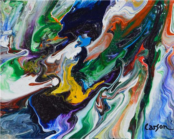 Charles Carson | Volcan en fusion | MutualArt
