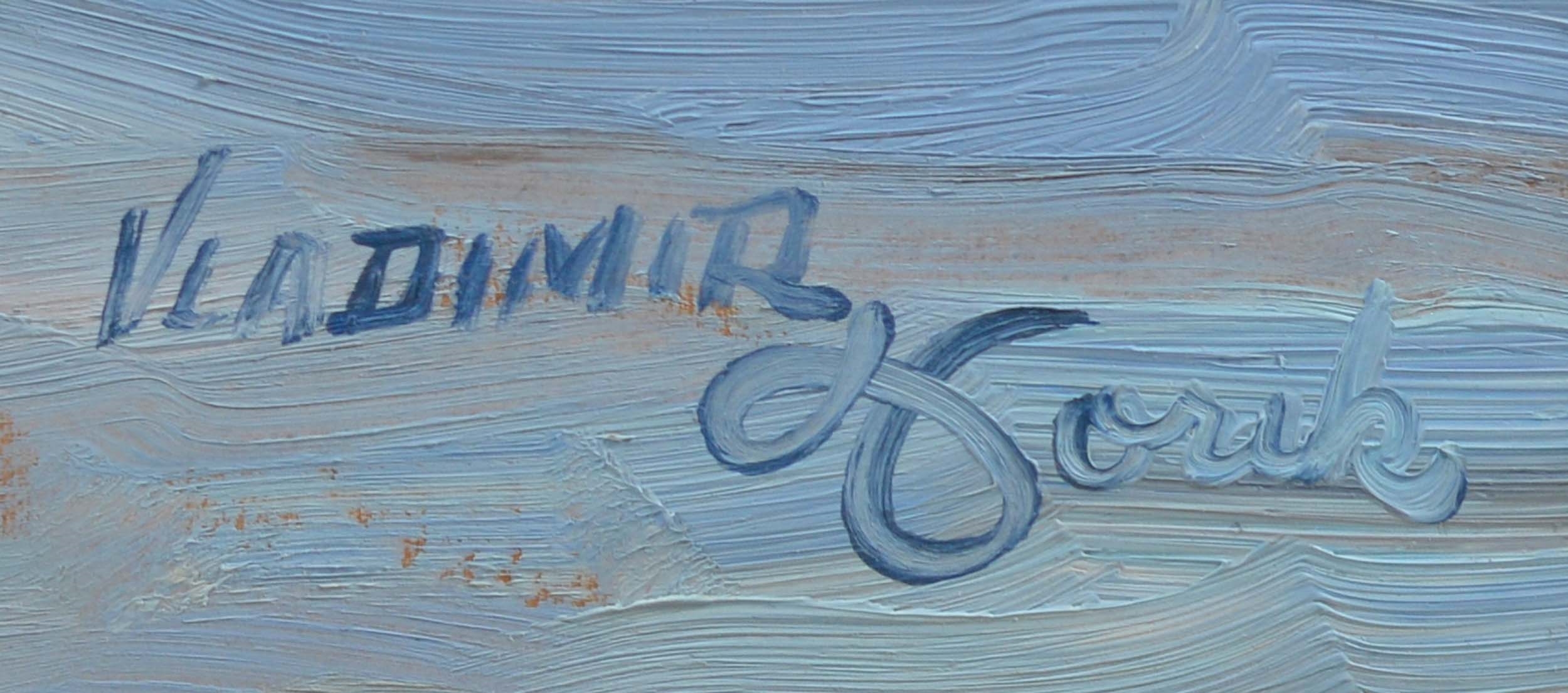 Vladimir Horik | Maison en hiver | MutualArt