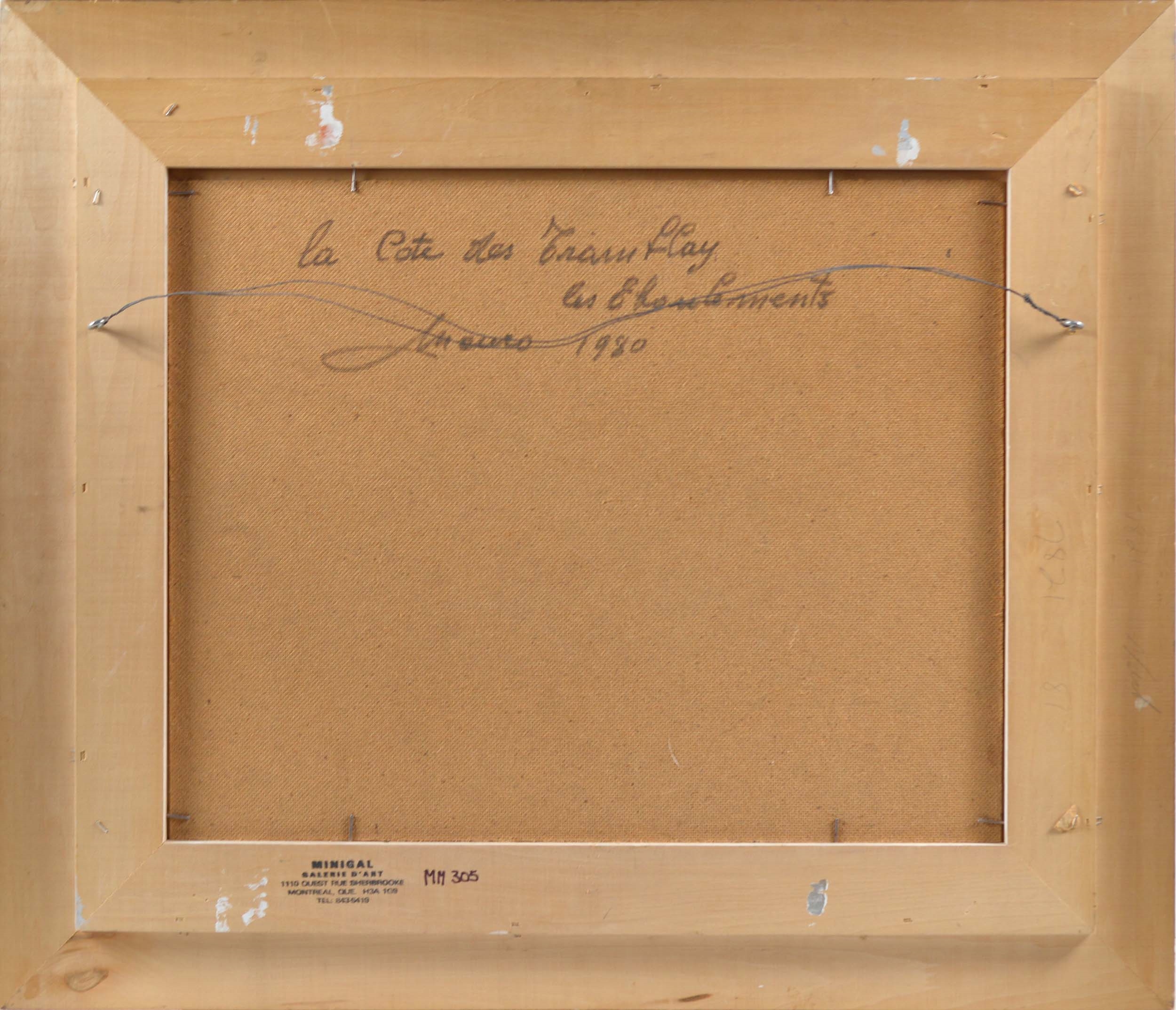 Mario Mauro | La Cote des Tramblay (1980) | MutualArt