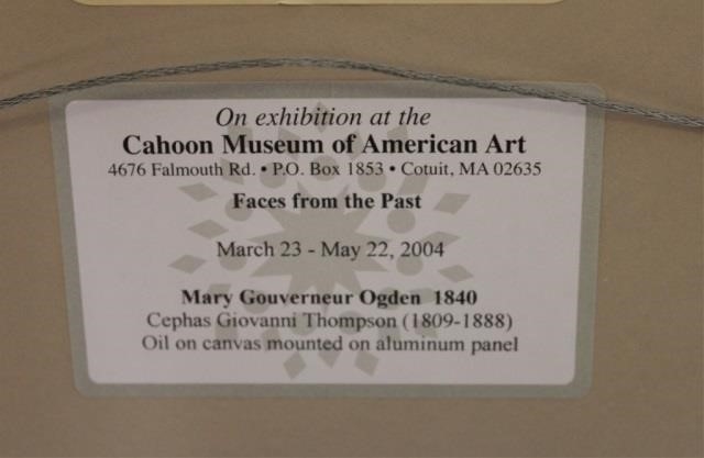 Cephas Giovanni Thompson | OIL ON CANVAS BY (1840) | MutualArt