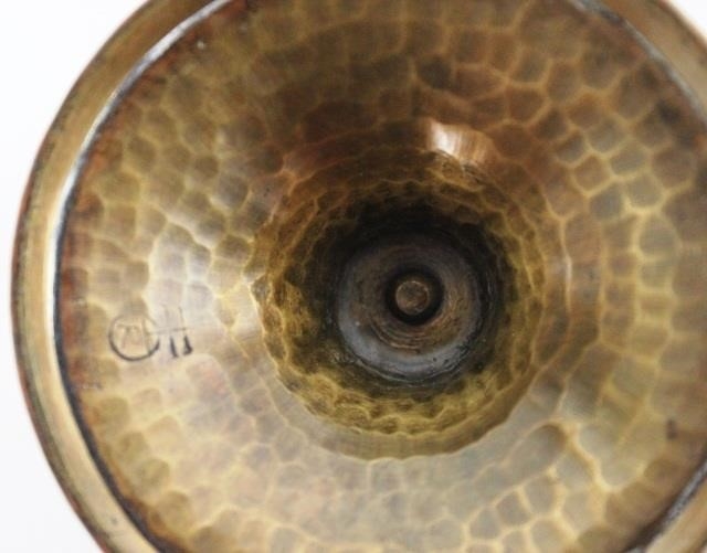 Roycroft | HAMMERED BRASS FLORIFORM VASE, ORIGINAL (Early 20th Century ...