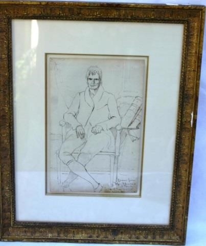 John Marshall | SKETCH OF SUPREME COURT JUSTICE (1832) | MutualArt