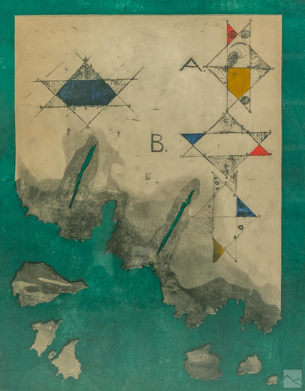 Jan Forsberg | Burnt Geometry (1966) | MutualArt