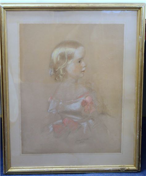 James Rannie Swinton | Portrait of a small girl | MutualArt