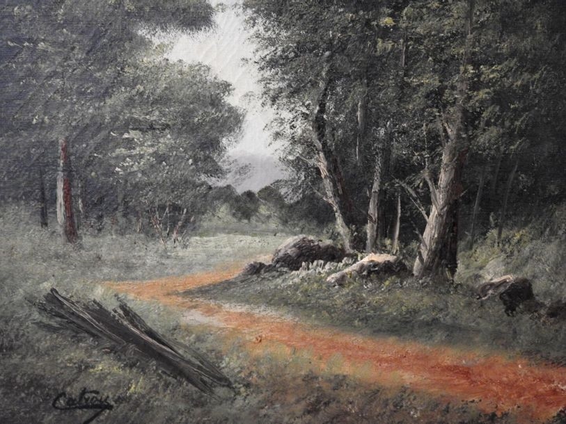 Henri Catrou | The hollow way | MutualArt