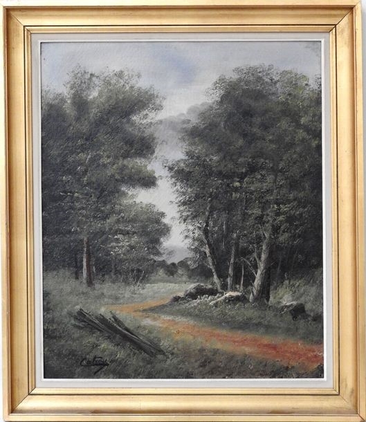 Henri Catrou | The hollow way | MutualArt